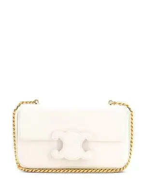 Celine Triomphe Chain Leather Small Shoulder Bag