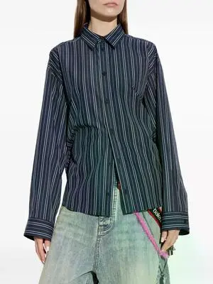 Balenciaga Striped Button-down Shirt