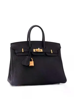 Hermès Birkin Handbag Togo With Rose Gold Hardware 25 Tote Bag