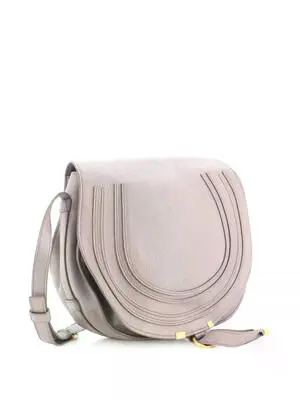 Chloé Marcie Saddle Bag Leather Medium Crossbody Bag