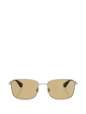 Burberry Rectangle-frame Sunglasses - Silver