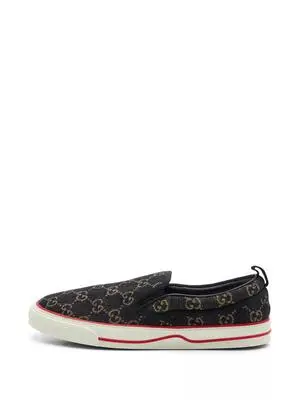 Gucci Tennis 1977 Gg Canvas Sneakers - Black