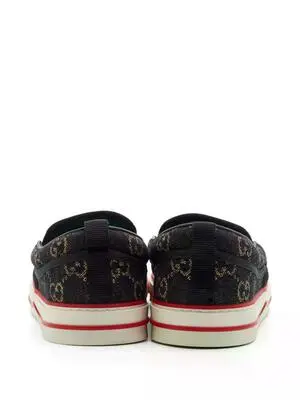 Gucci Tennis 1977 Gg Canvas Sneakers - Black