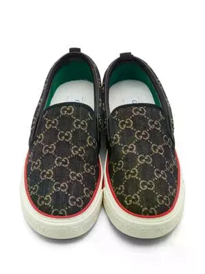 Gucci Tennis 1977 Gg Canvas Sneakers - Black