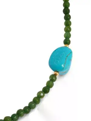 OTTOMAN HANDS Felice Jade Turquoise Beaded Necklace