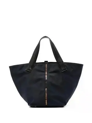 ALEXANDER SMITH Medium Lauren Logo-embellishment Tote Bag - Blue
