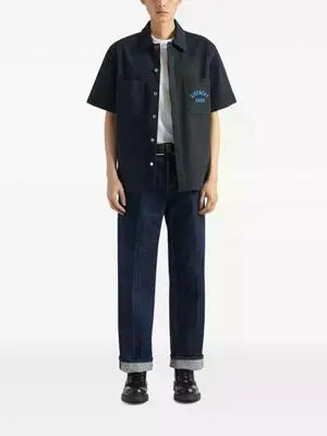 Givenchy Shirt In Cotton Twill With Paris Patch Pocket