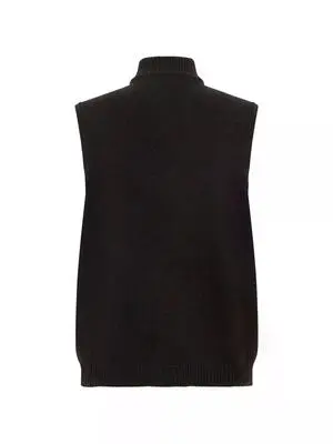 Fedeli Suede-panelled Cashmere Gilet