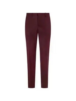 Moschino Pressed-crease Tailored Trousers - Red