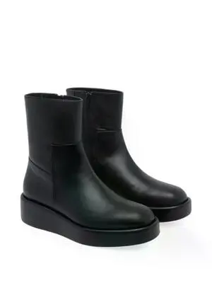 PALOMA BARCELO Renata Leather Ankle Boots - Black