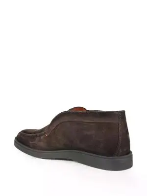 Santoni Dragon Calf Suede Desert Boots