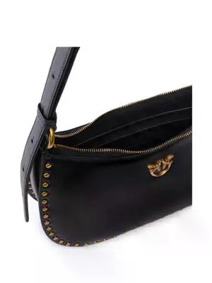 Pinko Mini Half Moon Shoulder Bag In New Bik
