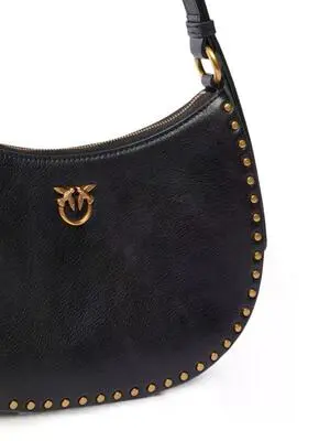 Pinko Mini Half Moon Shoulder Bag In New Bik