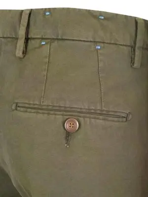 Al Duca D'aosta Pressed-crease Slim-cut Trousers