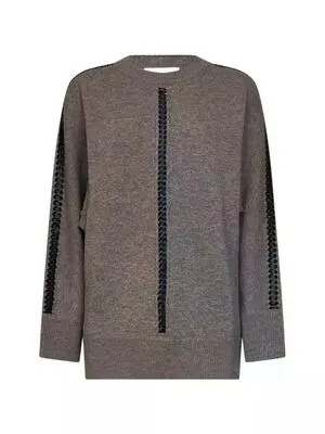 P.a.r.o.s.h Whipstitch-trim Sweater - Brown