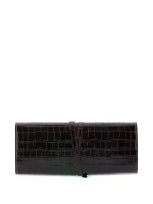 LIFFNER Leather Clutch Bag - Brown