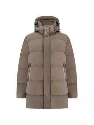 Paul & Shark Quilted Hooded Jacket - Neutrals