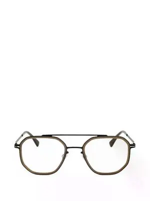 Mykita Satu Geometric-frame Glasses - Brown