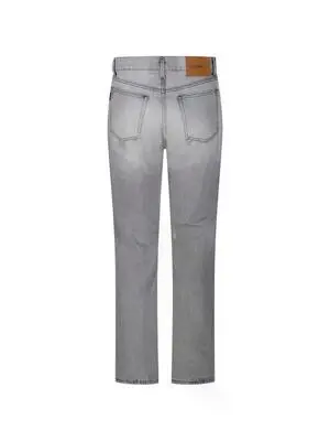 HAIKURE Faded Straight-leg Jeans
