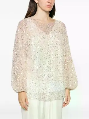 Marina Rinaldi Sequin-embellished Blouse