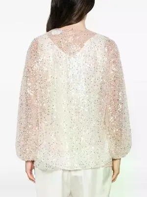 Marina Rinaldi Sequin-embellished Blouse