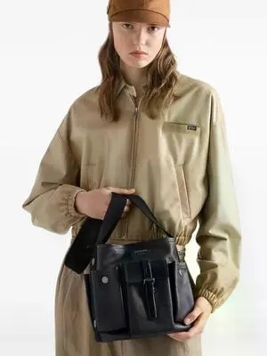 Prada Route Leather Mini-bucket Bag