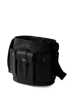 Prada Route Leather Mini-bucket Bag