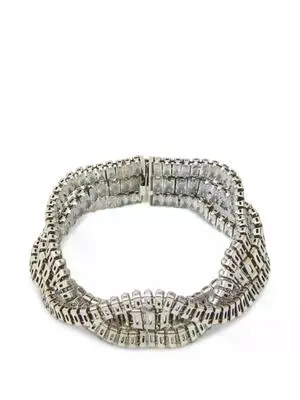 Isabel Marant Étoile Cara Crystal-embellished Bracelet - Silver