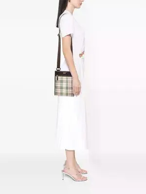 Burberry 2000-2017 House Check Canvas Crossbody Bag - Neutrals
