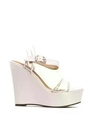 PÉCHÉ ORIGINEL Wedge Sandals - White