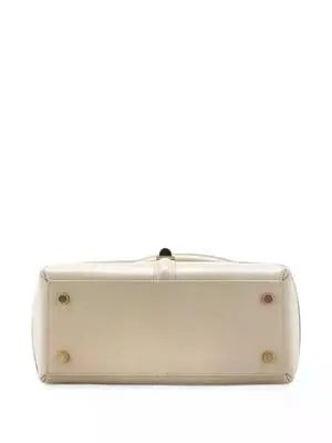 Celine 16 Top Handle Bag Smooth Calfskin Small Satchel - Neutrals