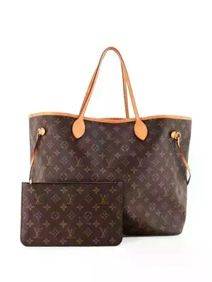 LOUIS VUITTON Neverfull Nm Monogram Canvas Gm Tote Bag - Brown