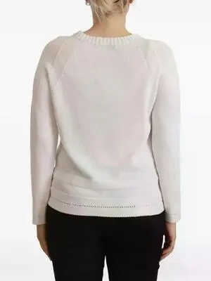 Alpha Studio Crew-neck Cotton Sweater