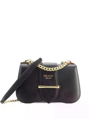 Prada Sidonie Chain Shoulder Bag City Calf Medium Crossbody Bag
