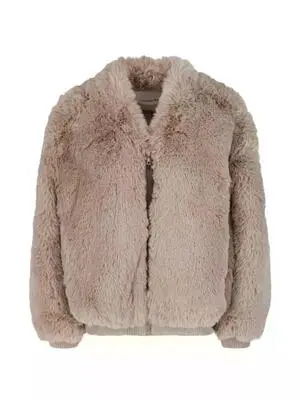THE FRANKIE SHOP Senna Faux-fur Jacket - Neutrals
