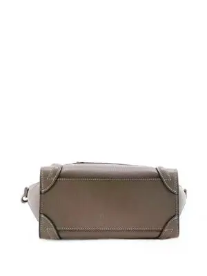 Celine Luggage Bag Grainy Leather Nano Crossbody Bag