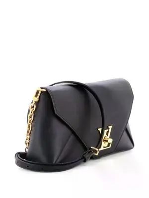 LOUIS VUITTON Love Note Chain Clutch Leather Crossbody Bag