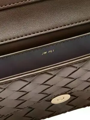 Jw Pei Celeste Woven Clutch Bag - Brown