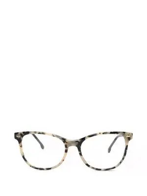 Carrera Eyewear Tortoiseshell-effect Cat-eye Glasses - Neutrals