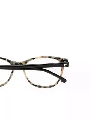 Carrera Eyewear Tortoiseshell-effect Cat-eye Glasses - Neutrals