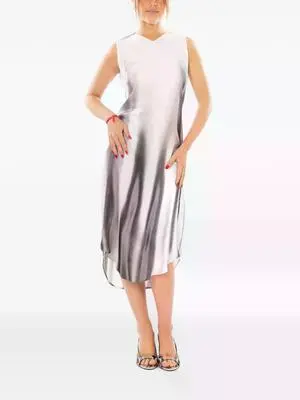 DIESEL® D-tavy Graphic-print Midi Dress - White