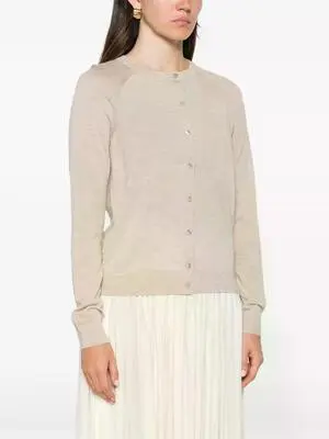 BOSS Raglan-sleeve Cardigan - Gold