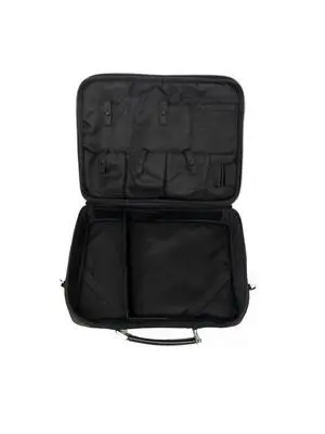 Prada 2013-2026 Saffiano Trimmed Tessuto Business Bag
