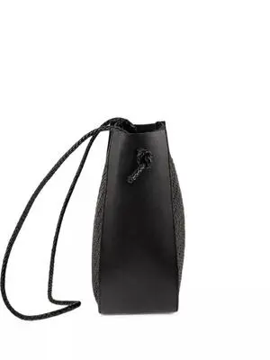 Dragon Diffusion Wanaka Formed Woven Shoulder Bag - Black