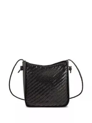 Dragon Diffusion Wanaka Formed Woven Shoulder Bag - Black