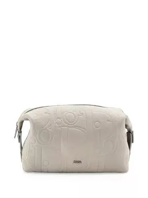 Dior Toiletry Gravity Leather Pouch - Grey