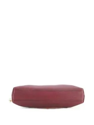 Burberry Abingdon Convertible House Check Canvas Small Clutch Bag