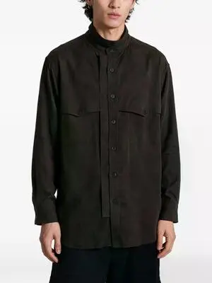 Yohji Yamamoto Button-up Chest-pocket Shirt - Green