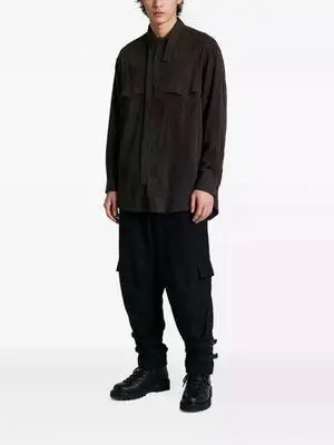 Yohji Yamamoto Button-up Chest-pocket Shirt