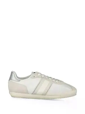 Tommy Hilfiger Suede-panelled Logo-tape Sneakers - Neutrals